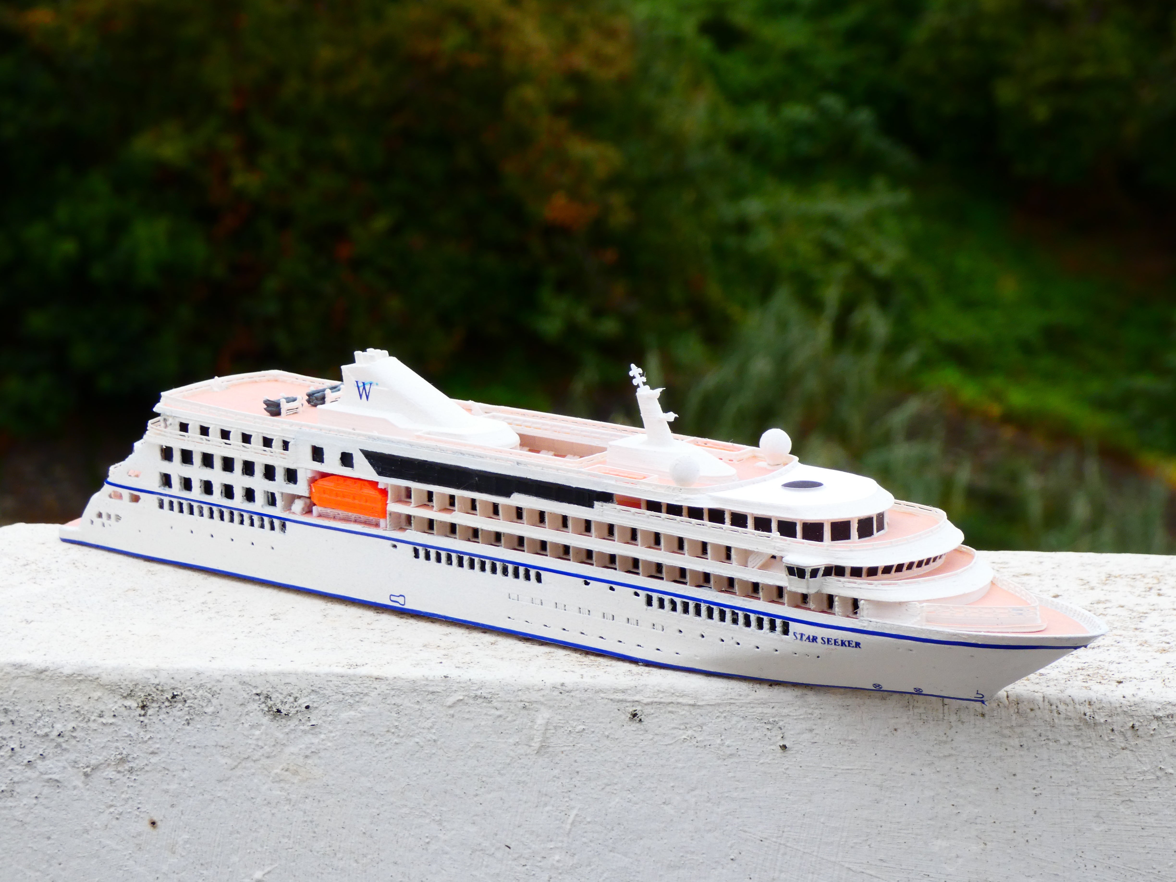 Windstar Cruises' Star Seeker cruise ship model – MC 3D Store